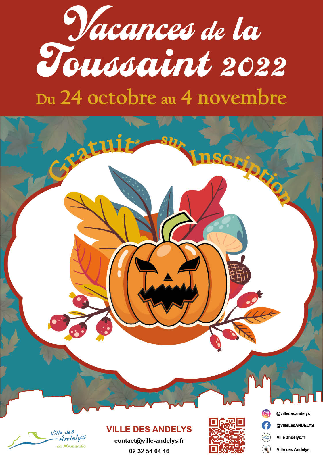 Vacances Toussaint 2022